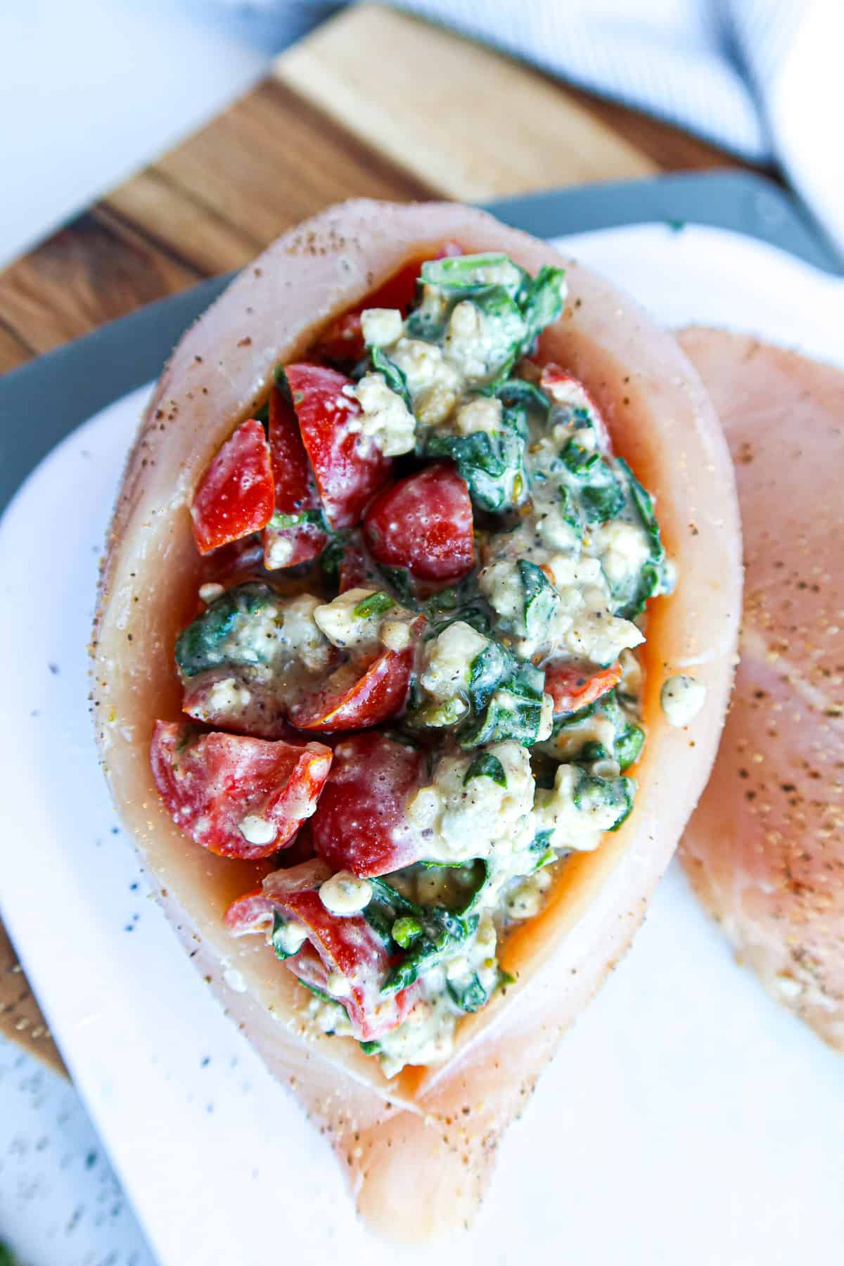 Blue Cheese Stuffed Chicken Breasts