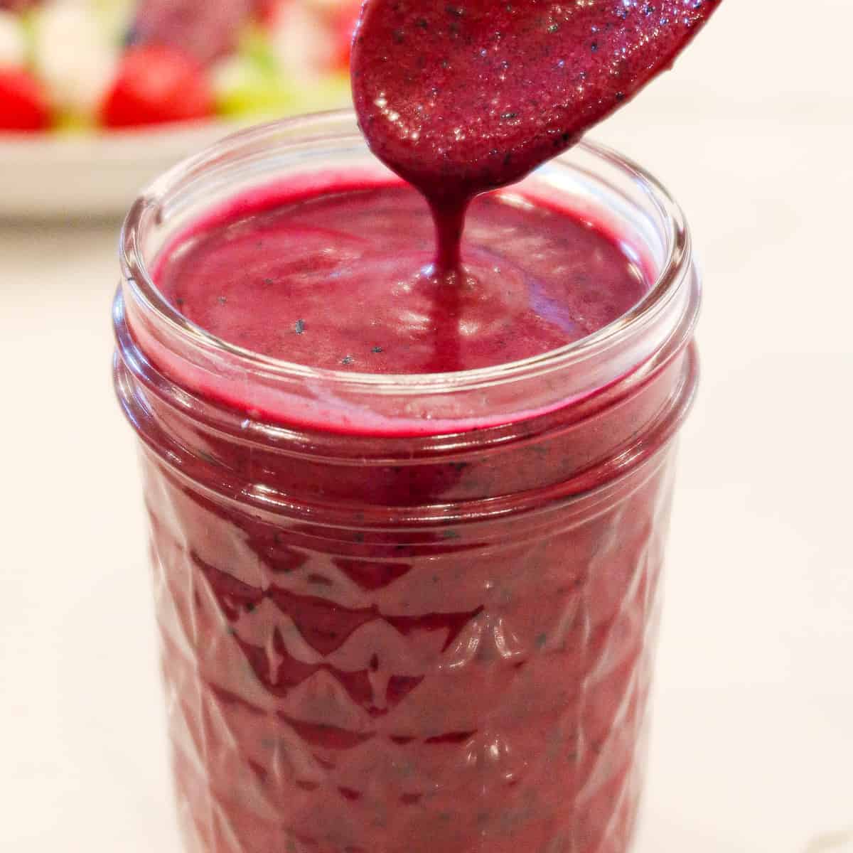 Blueberry Vinaigrette Dressing (5 Minutes)