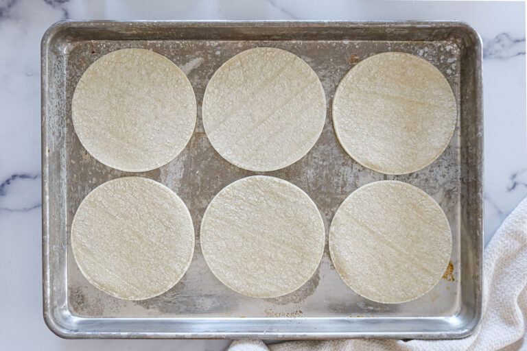 How To Make Baked Tostada Shells - Garlic Salt & Lime