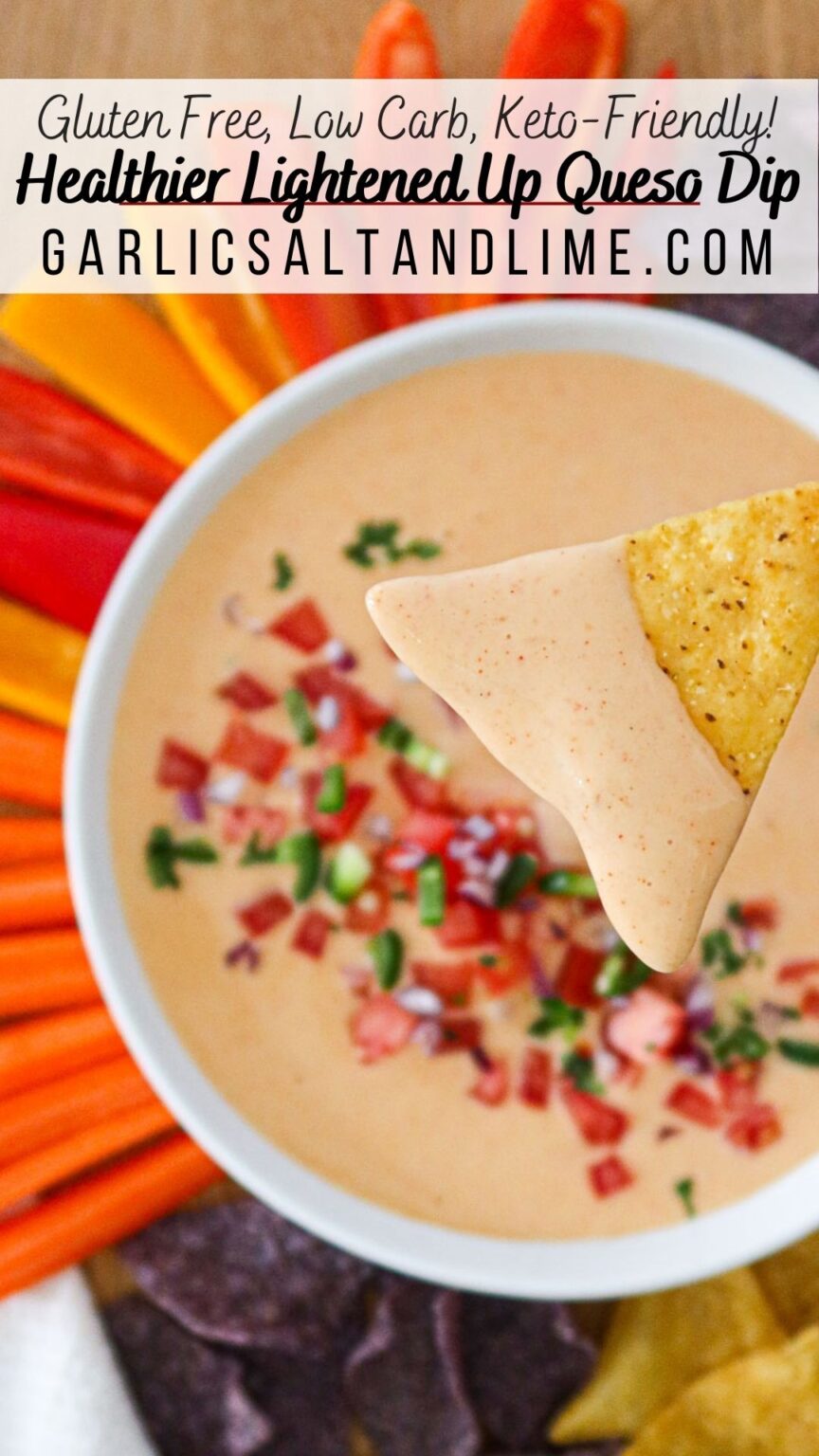 Healthy Queso Dip (Low Carb, Keto, Gluten Free)