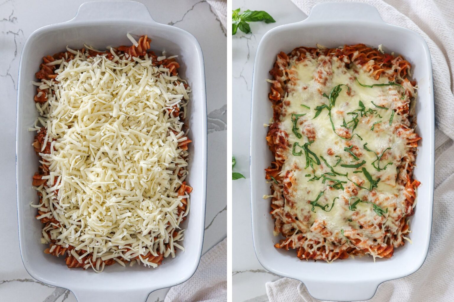 Cheesy Ground Beef Pasta Bake - Garlic Salt & Lime