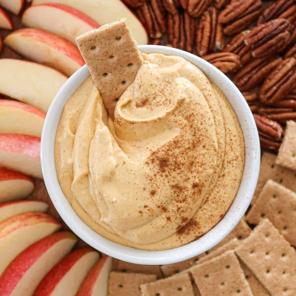 Maple Pumpkin Cream Cheese Dip - Garlic Salt & Lime