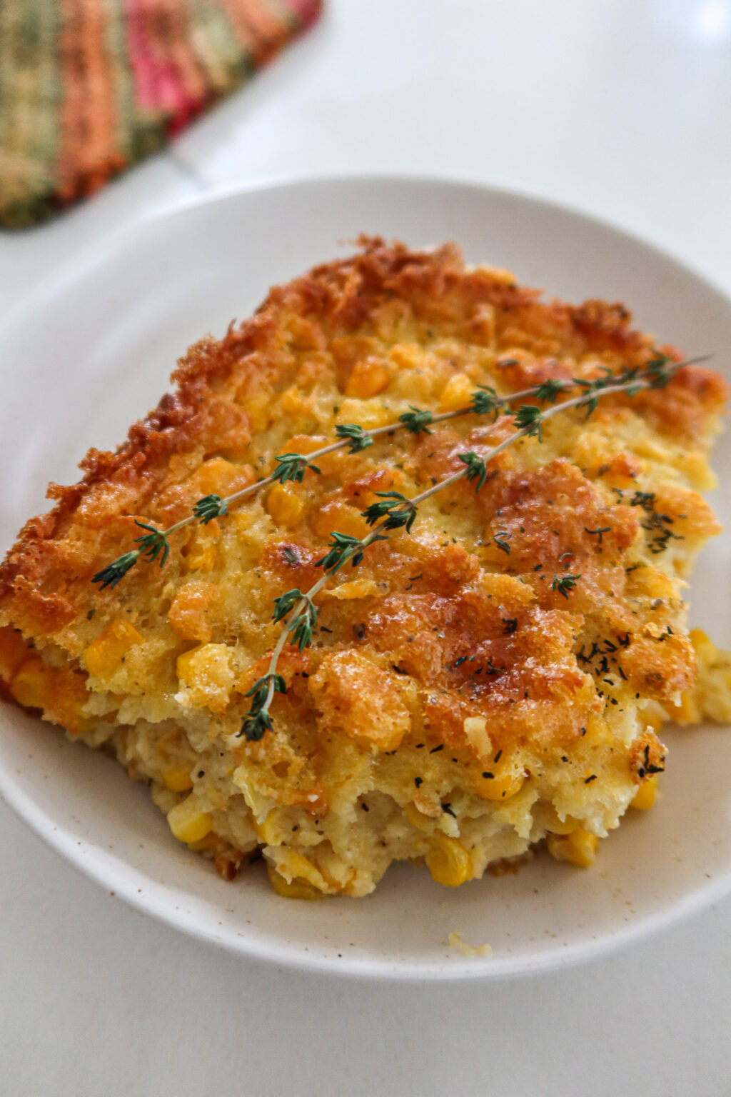 Baked Corn Casserole Without Jiffy Mix - Garlic Salt & Lime