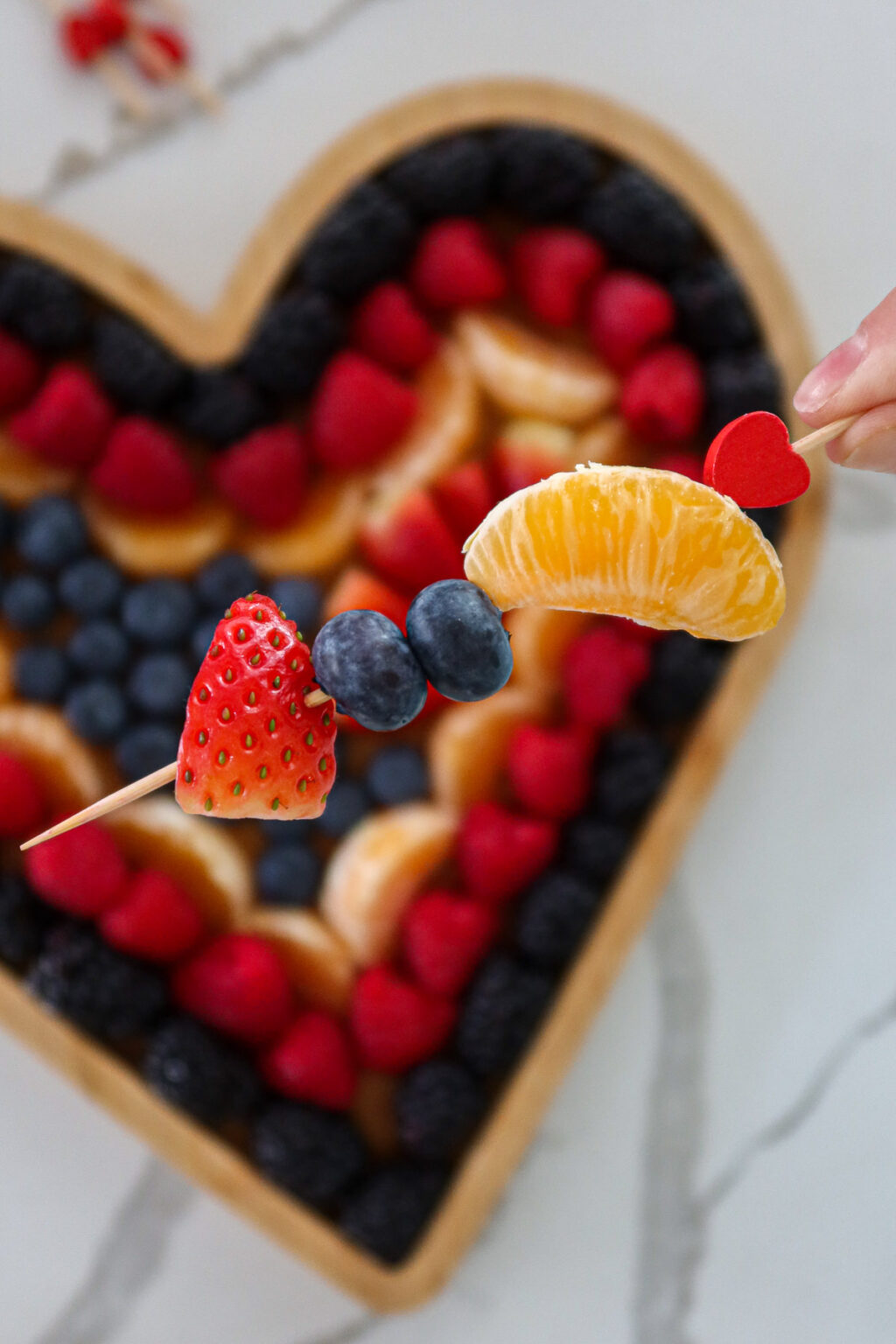 Valentine's Day Fruit Platter