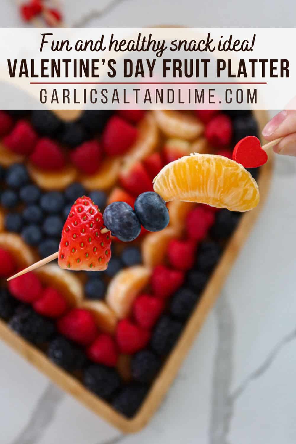 Valentine's Day Fruit Platter