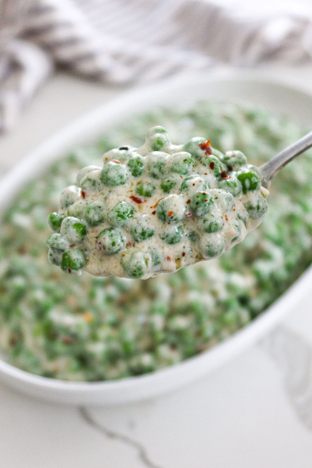 Creamed Peas - Garlic Salt & Lime