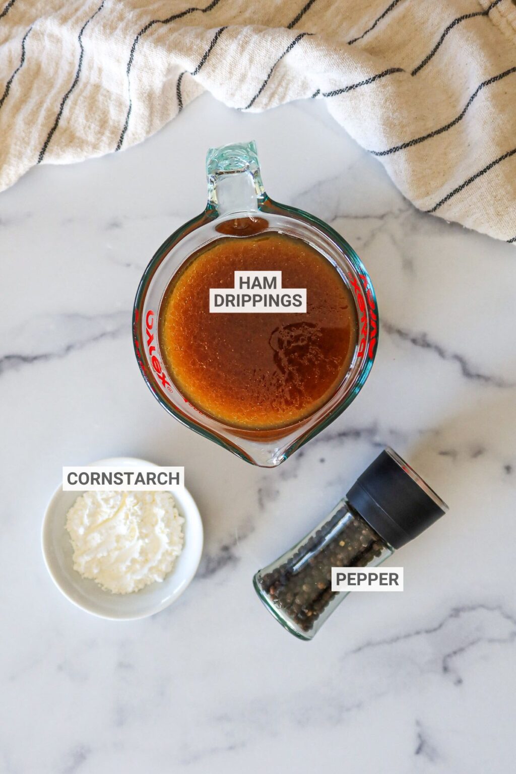 Easy Ham Gravy (2 Ingredients)